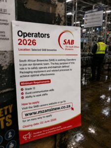 SAB ( SOUTH AFRICAN BREWERIES) JOBS AND LEARNERSHIPS - Mzansinew.co.za